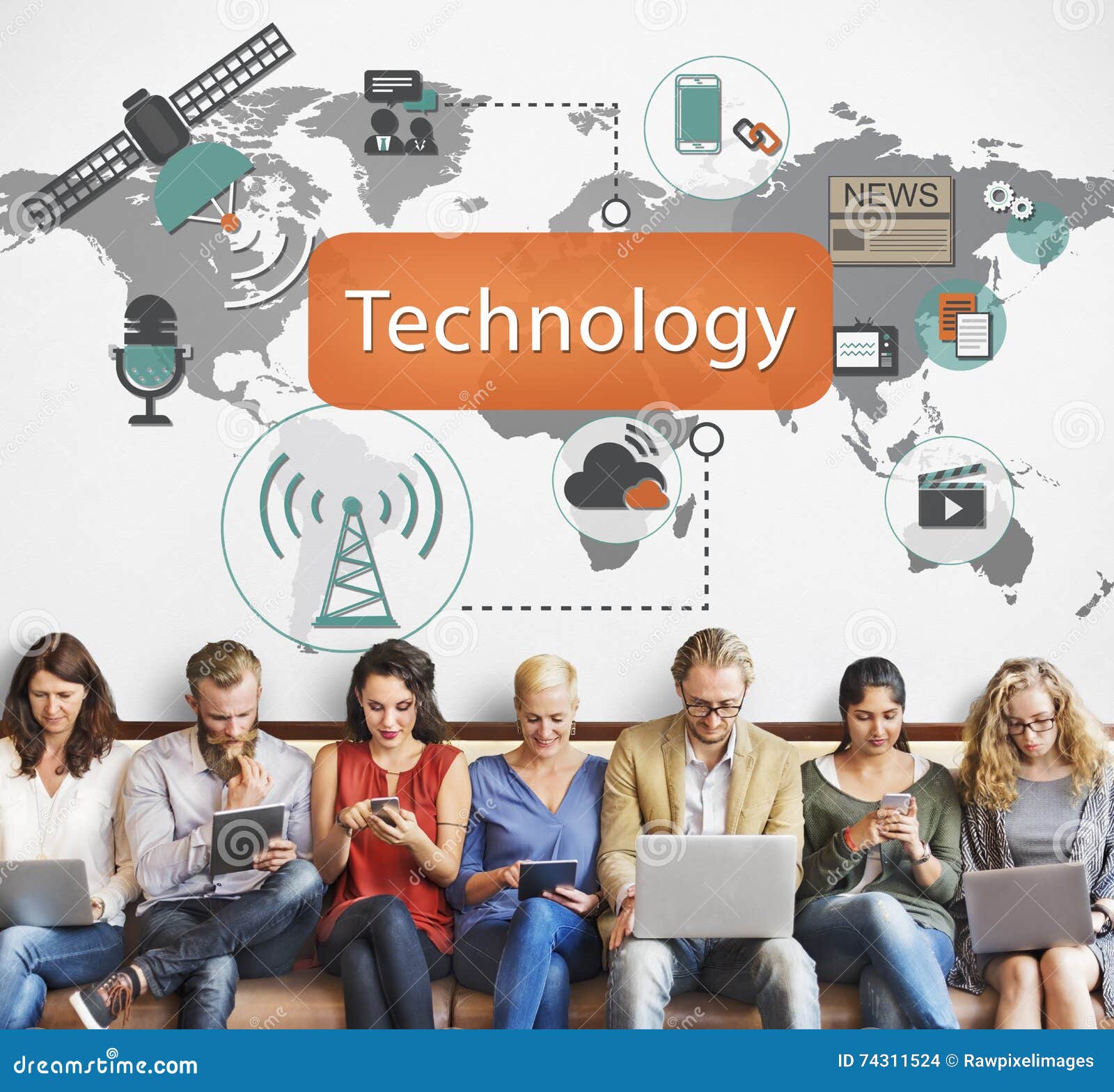 Technology Digital Evolution Innovation Concept Stock Photo - Image of ...