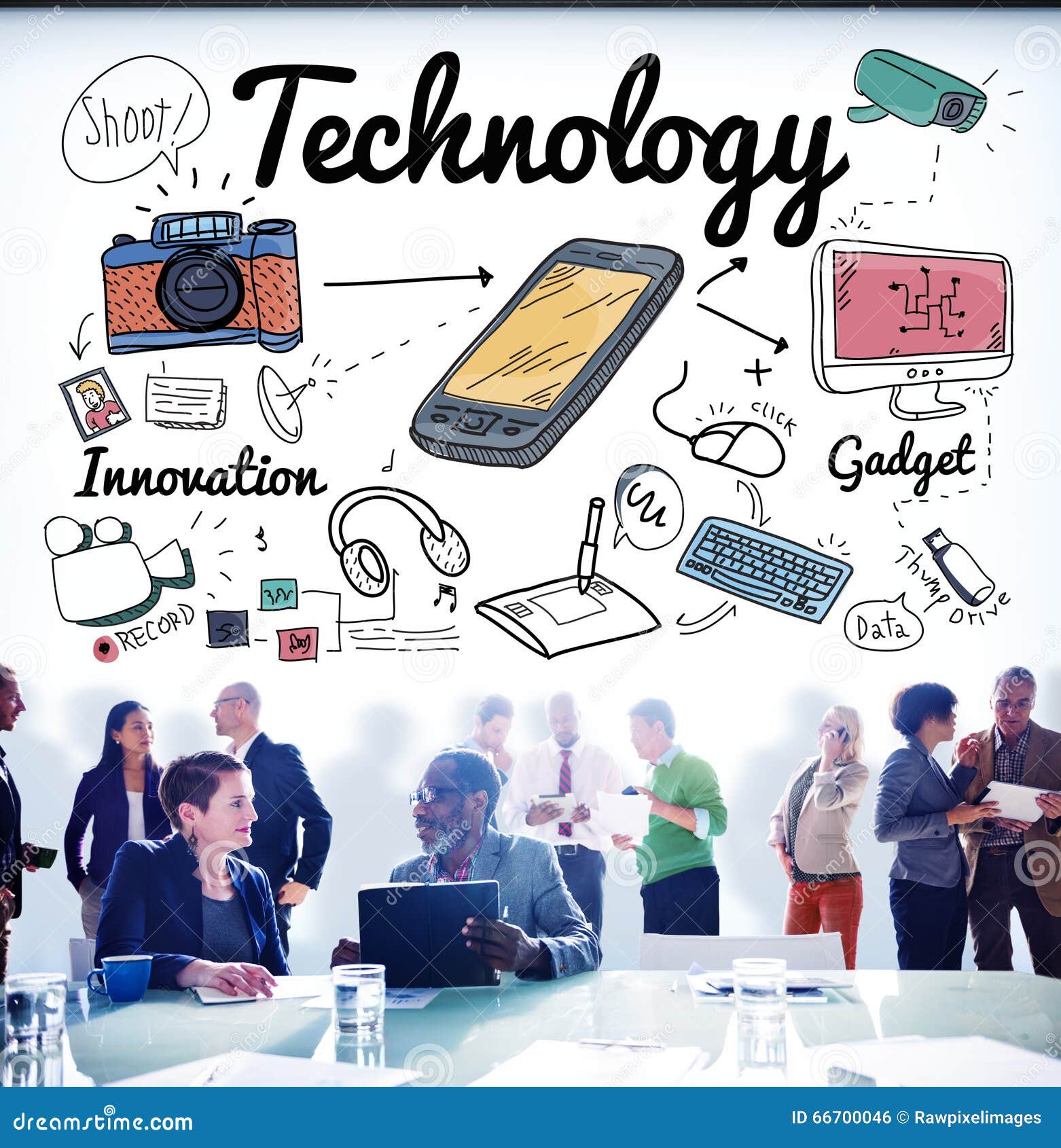 Technology Digital Innovation Internet Science Concept Stock Photo ...