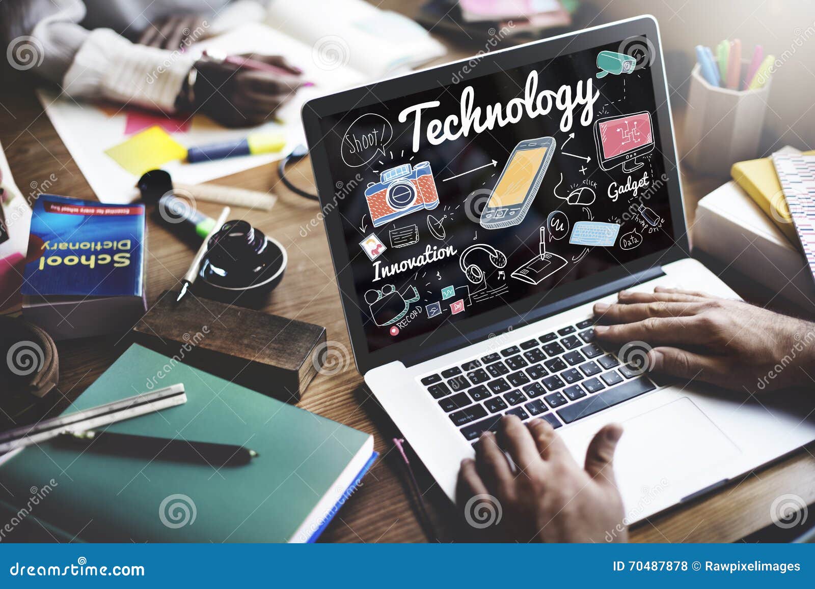 Technology Digital Innovation Internet Science Concept Stock Photo ...
