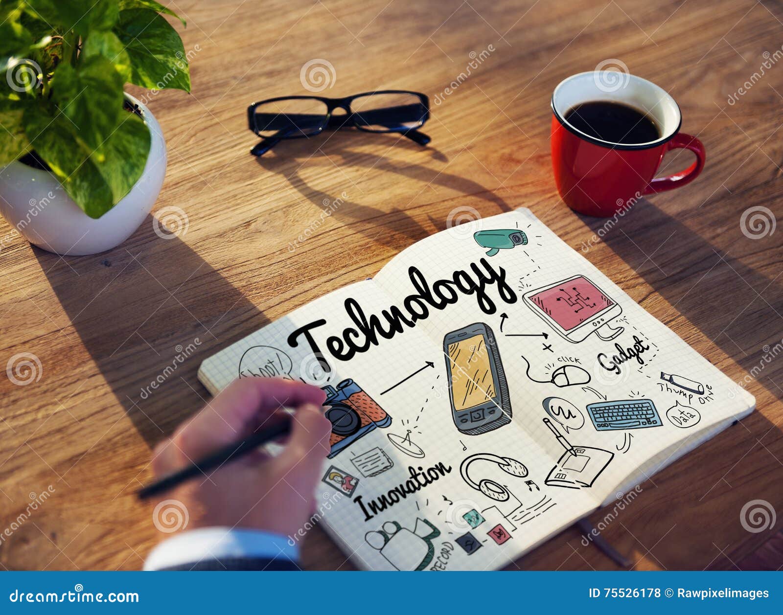 Technology Digital Innovation Internet Science Concept Stock Photo ...
