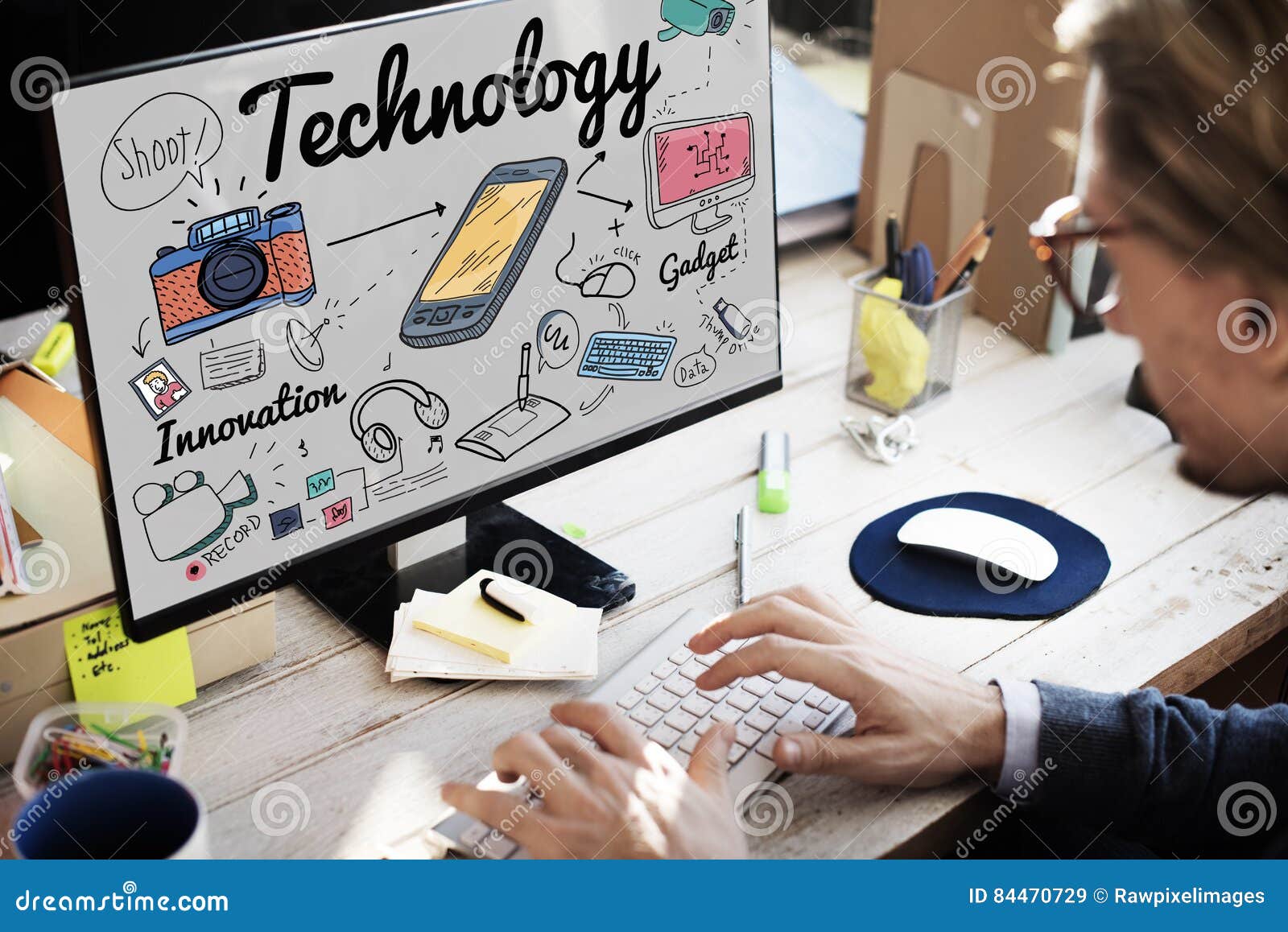 Technology Digital Innovation Internet Science Concept Stock Image ...