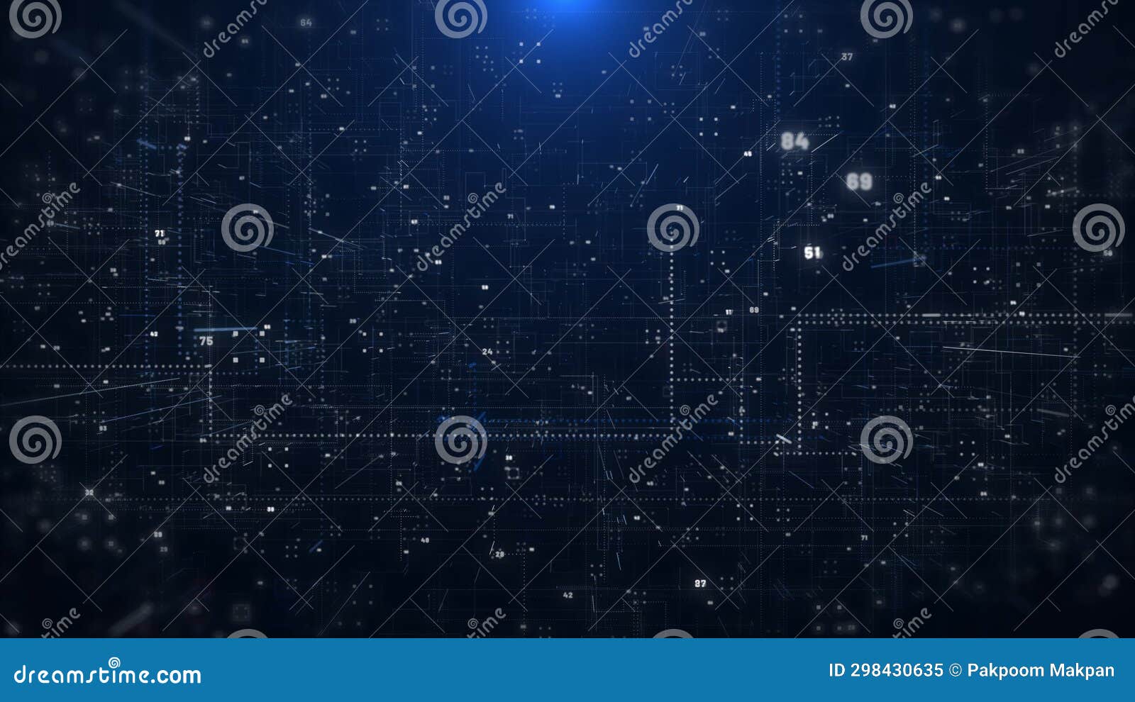 Technology Digital Line Corner Structure Cyber Data Network Connection ...