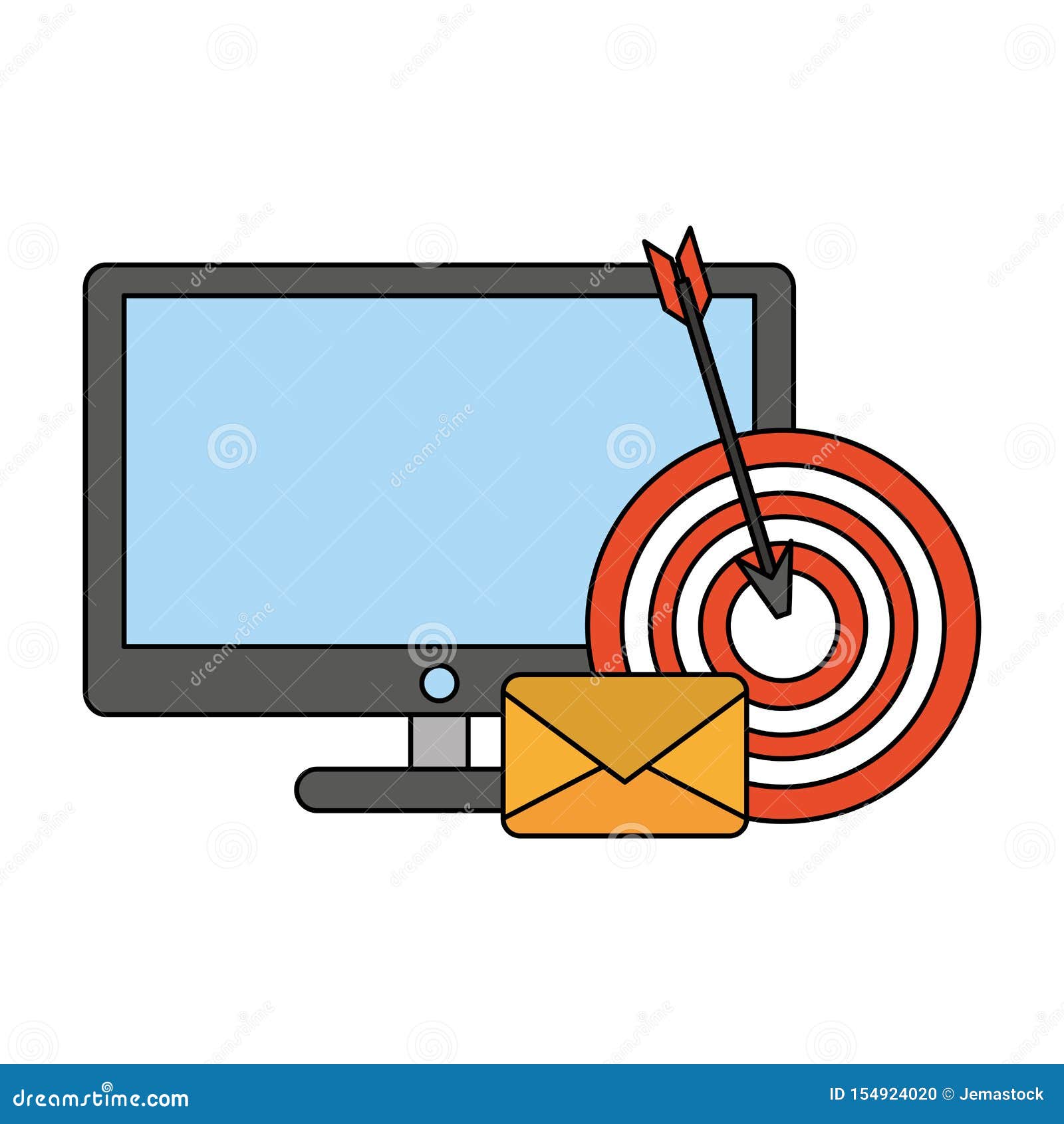 Technology Digital Modern Hardware Cartoon Stock Vector - Illustration ...