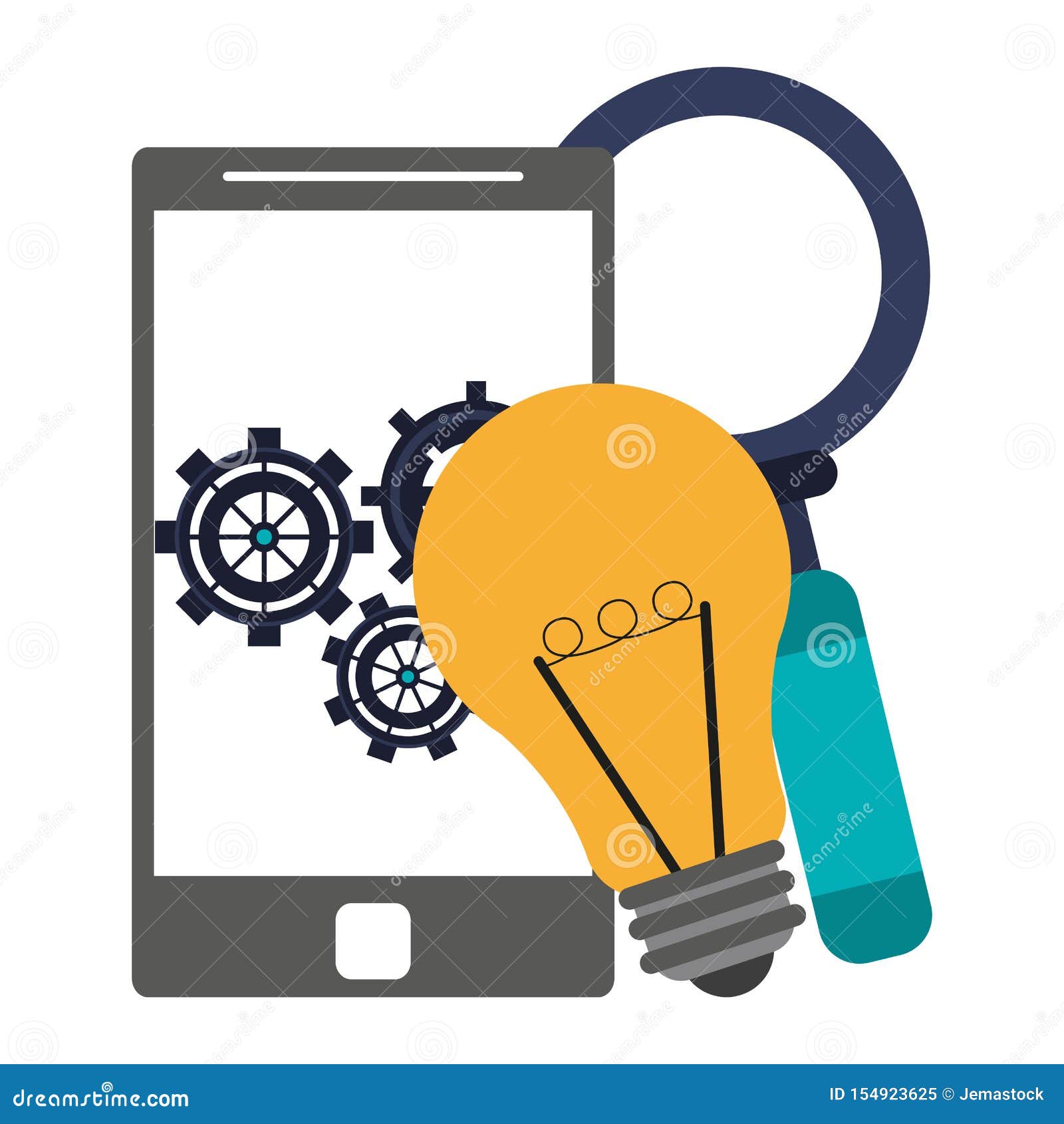 Technology Digital Modern Hardware Cartoon Stock Vector - Illustration ...