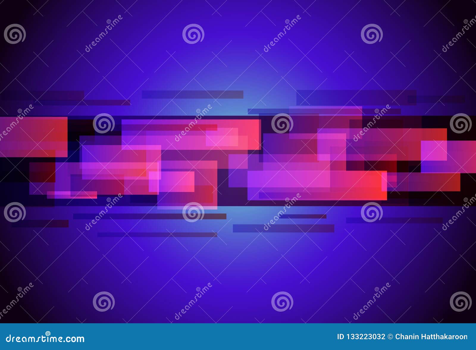Technology Digital Ultraviolet Concept, Rectangles Scatter Data Stock ...