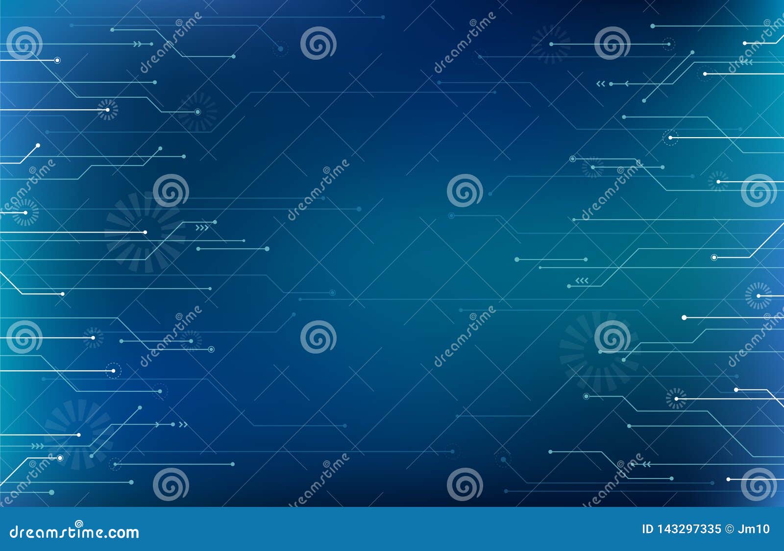 Technology / Digitalization / Cyberspace - Vector Illustration Stock ...