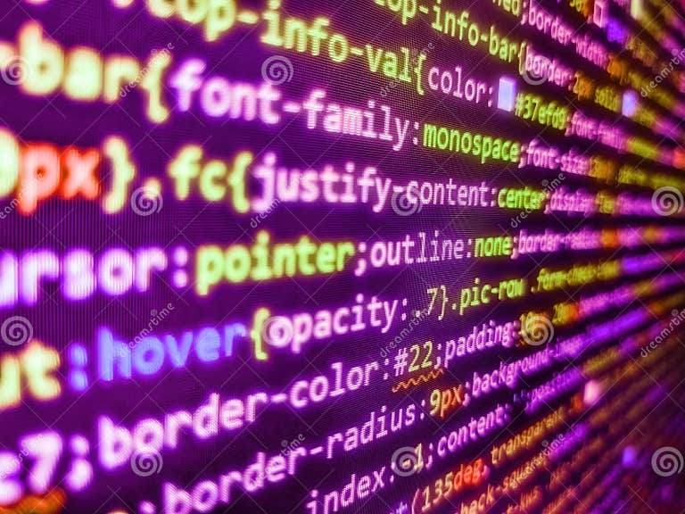 Technology Display. Binary Code Digital Technology Background. Computer Code Program. Software ...