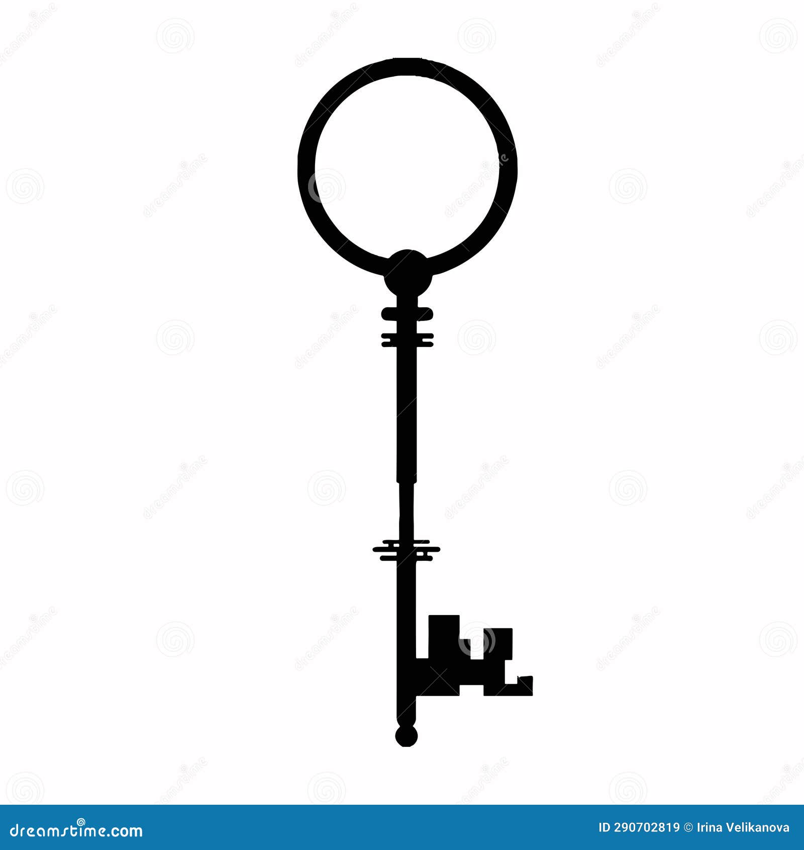 Technology Door Key Silhouette, Symbol, Vector Stock Vector ...