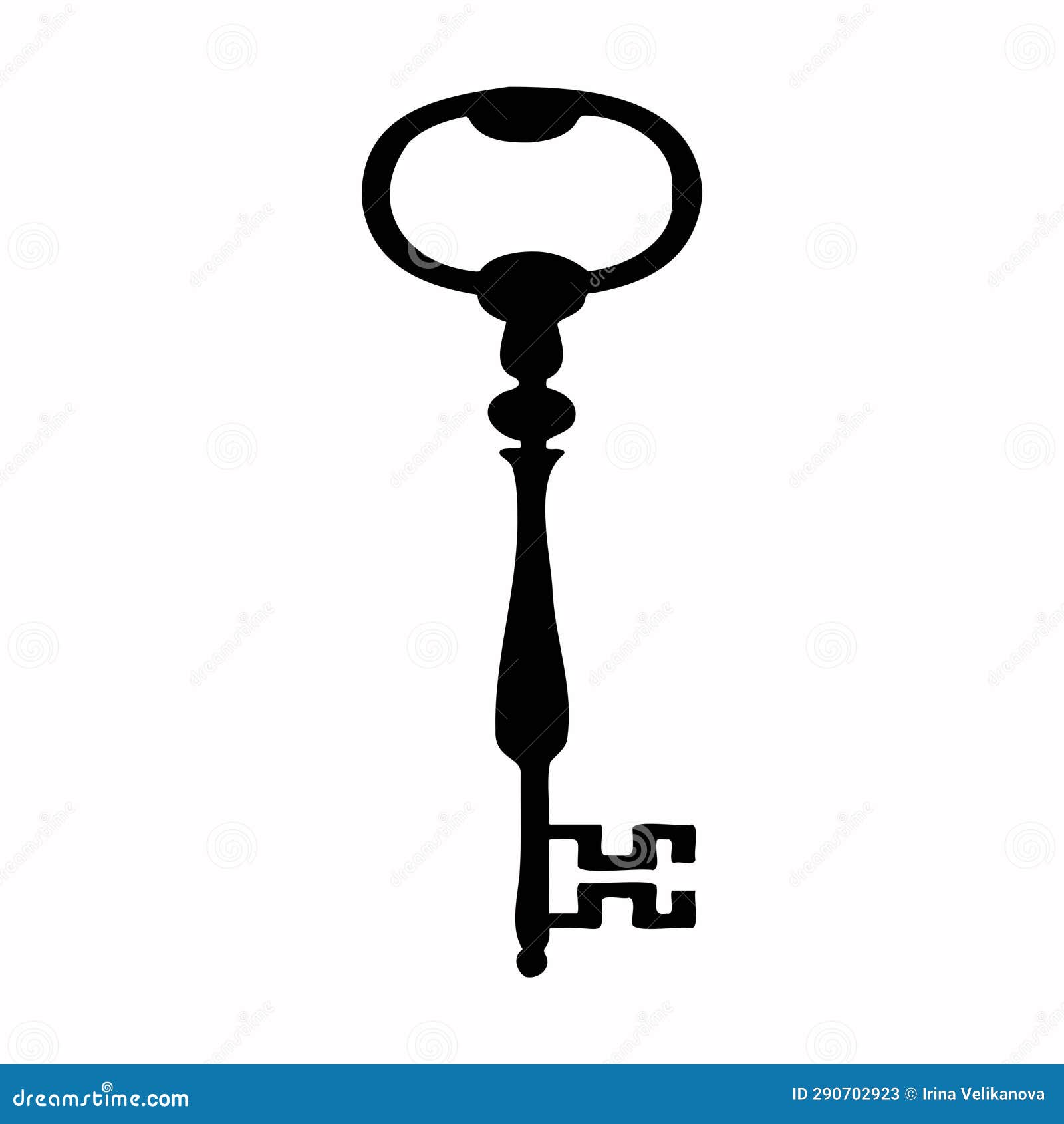 Technology Door Key Silhouette, Symbol, Vector Stock Vector ...