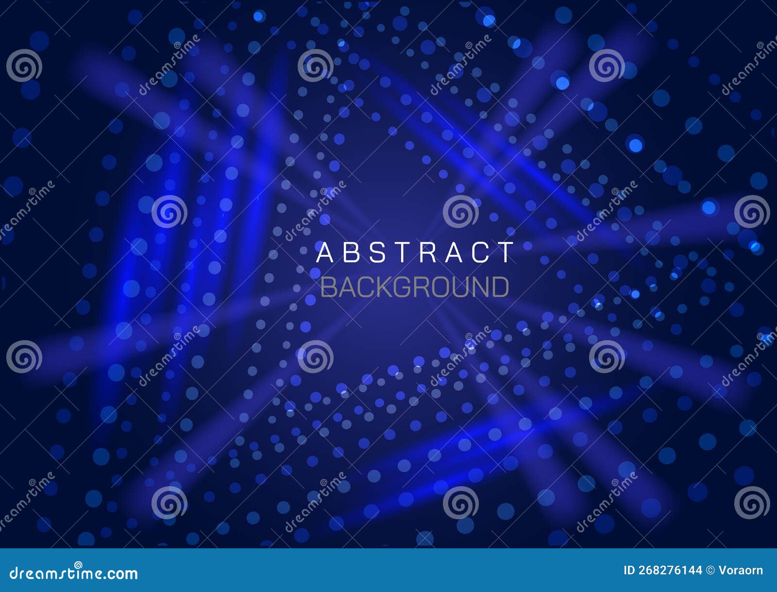 Technology Dots Triangle Shape and Light Ray Stock Vector ...