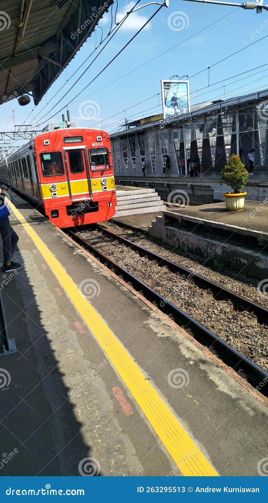 Technology Electric Train or Krl in Indonesia Editorial Stock Photo ...