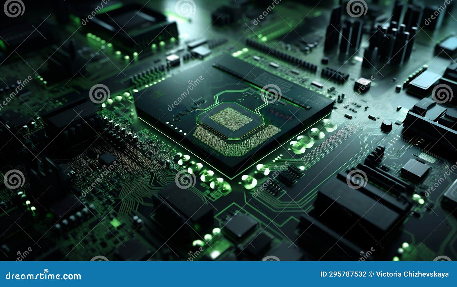Technology Electronics Computing Motherboard Circuit Hardware Processor Stock Photo - Image of ...