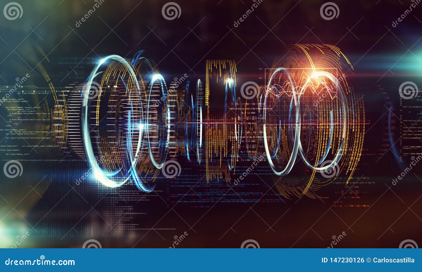 Technology and Engineering Abstract Background.3d Illustration Stock ...