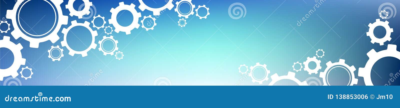 Technology & Engineering Banner / Background - Vector Illustration ...