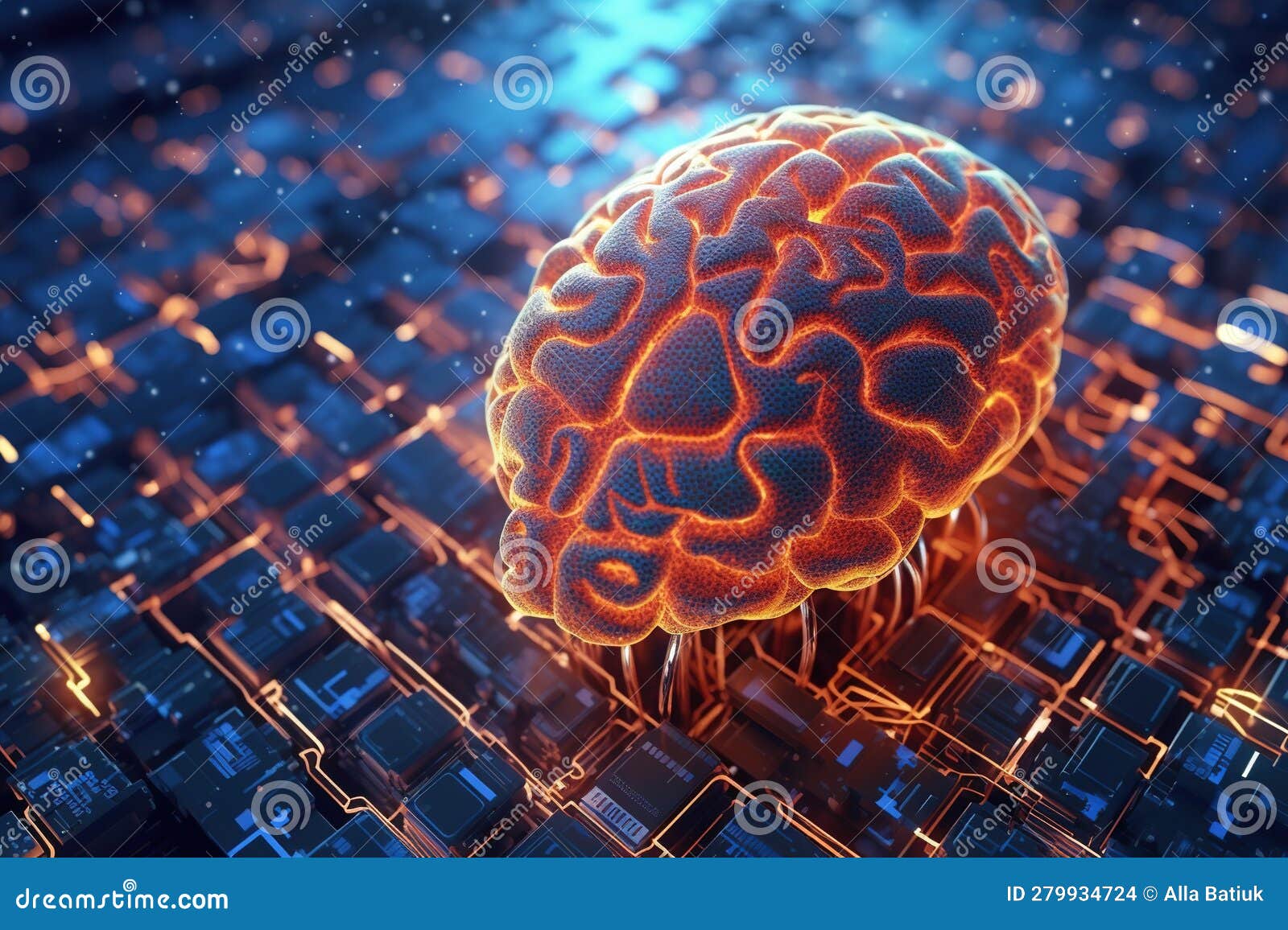 Technology and Engineering Concept. Artificial Intelligence, AI ...