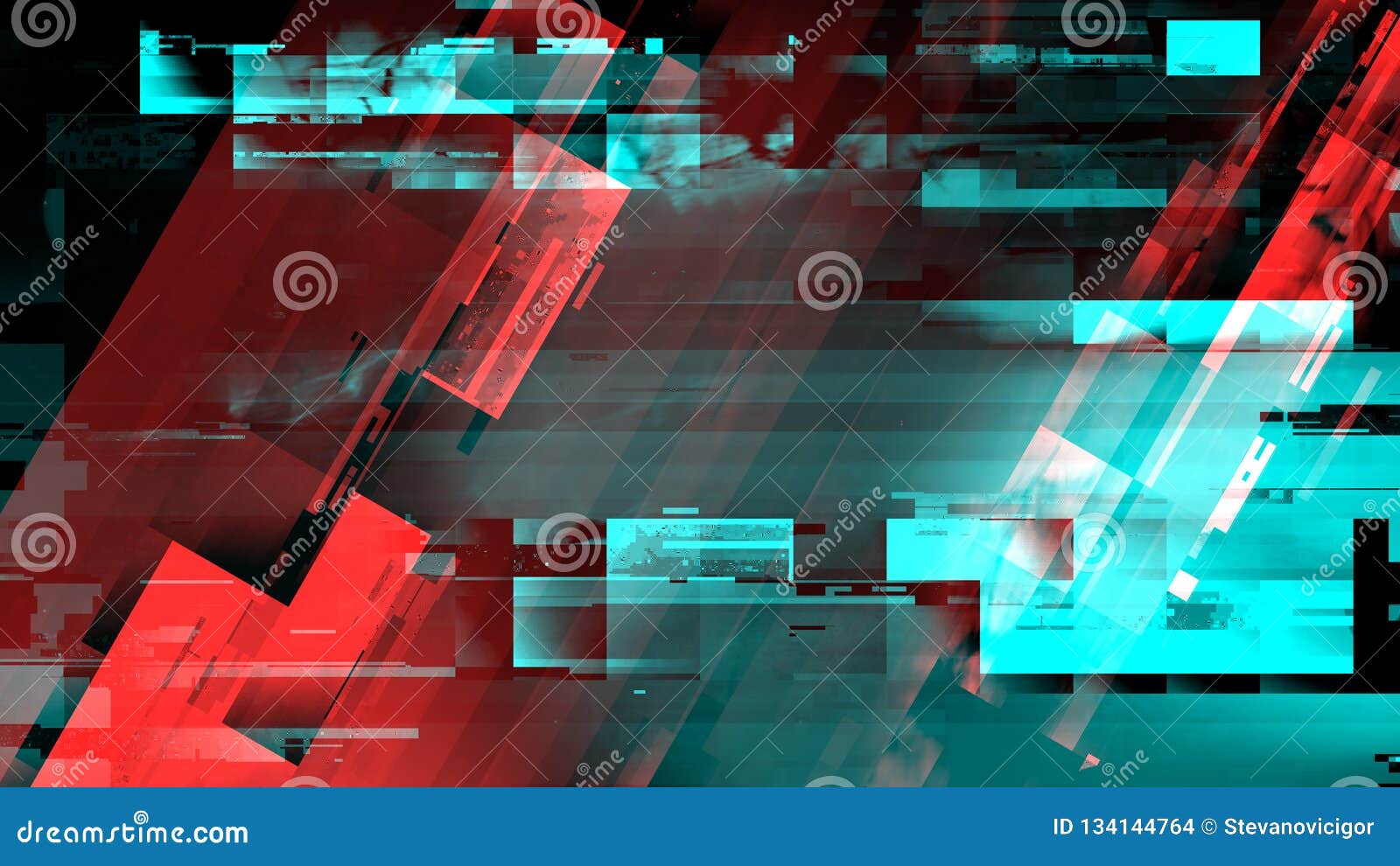Technology Error Digital Glitch Stock Illustration - Illustration of ...