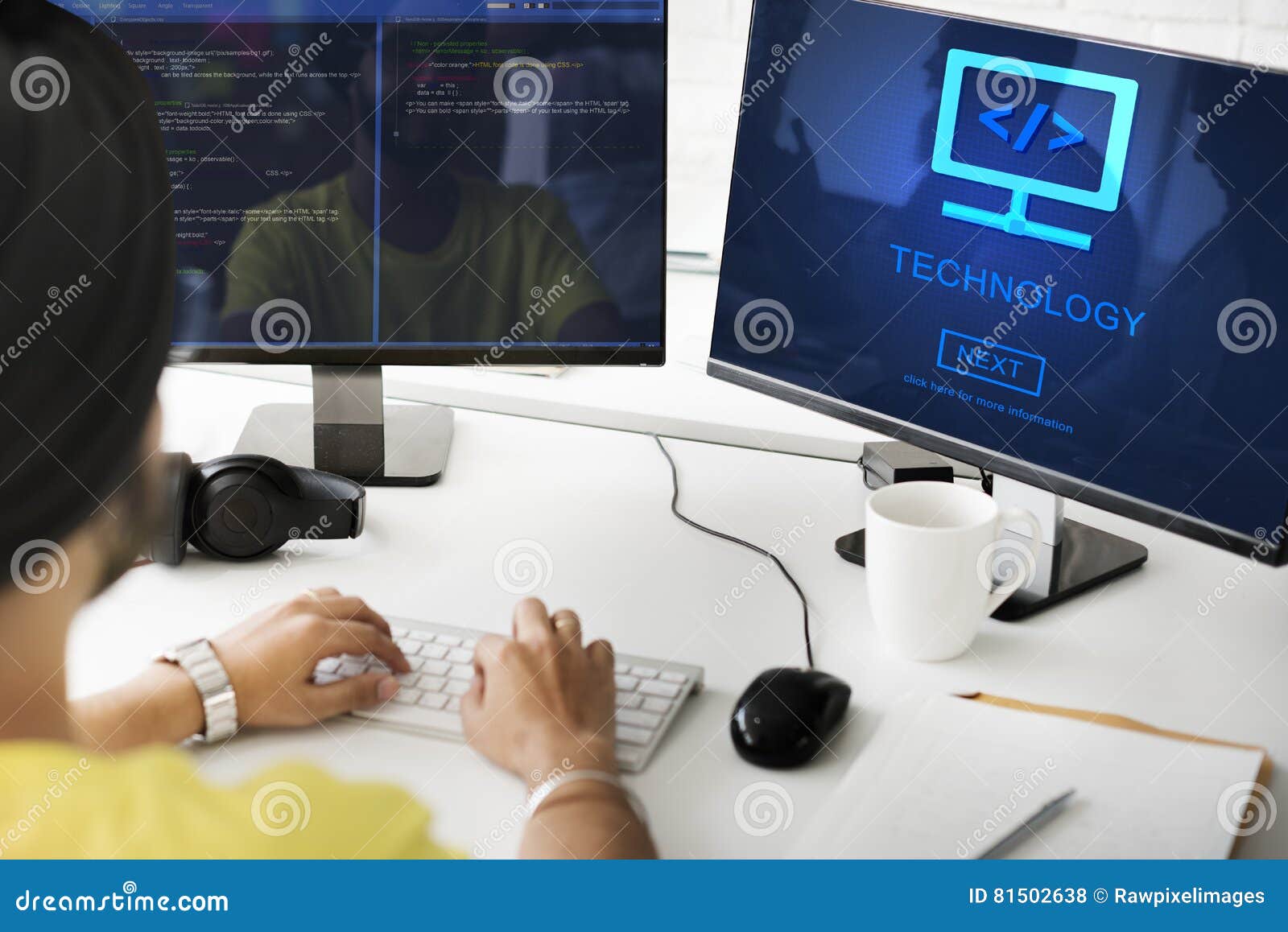 Technology Evolution Innovation Digital Internet Concept Stock Photo ...