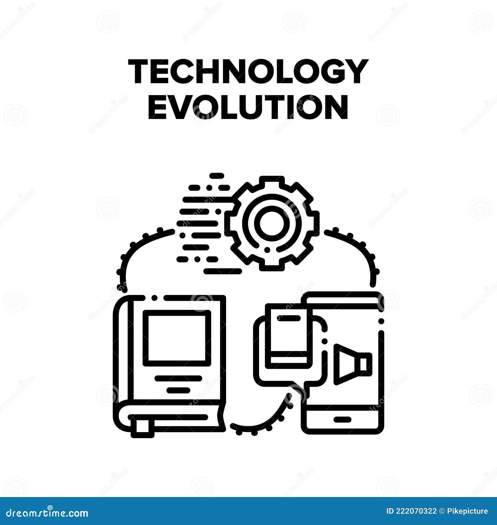 Technology Evolution Icon