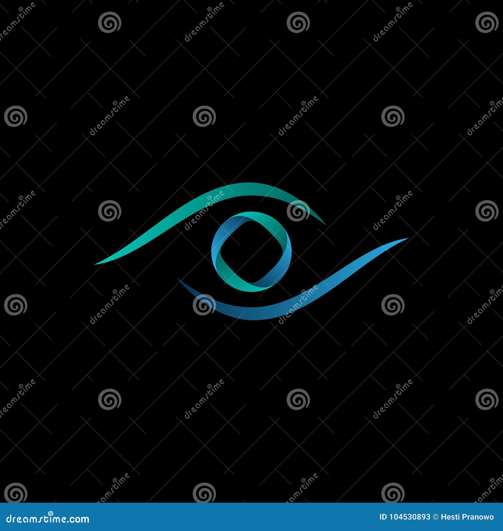 Technology Orbit Eye Logo Concept Design Stock Vector - Illustration of ...
