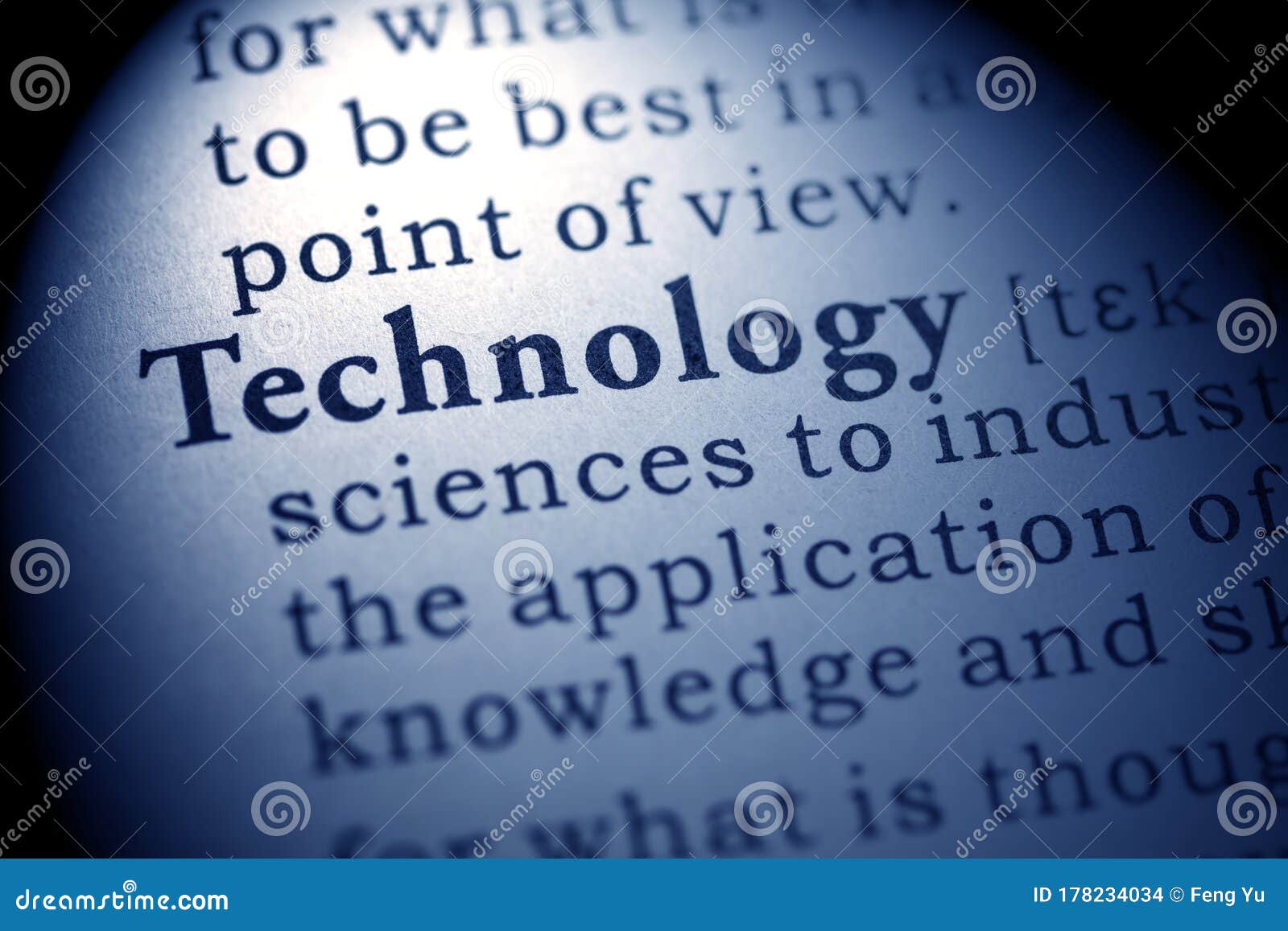Technology stock photo. Image of definition, blue, book - 178234034