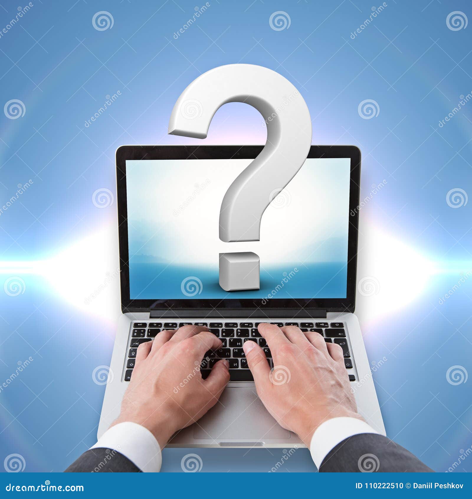 Technology and faq concept stock photo. Image of idea - 110222510