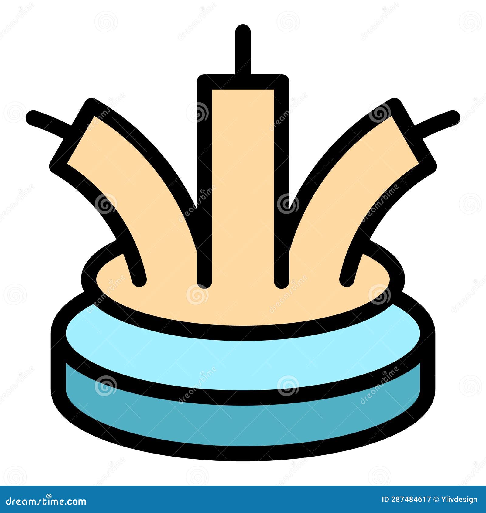 Technology Fiber Icon Vector Flat Stock Illustration - Illustration of ...