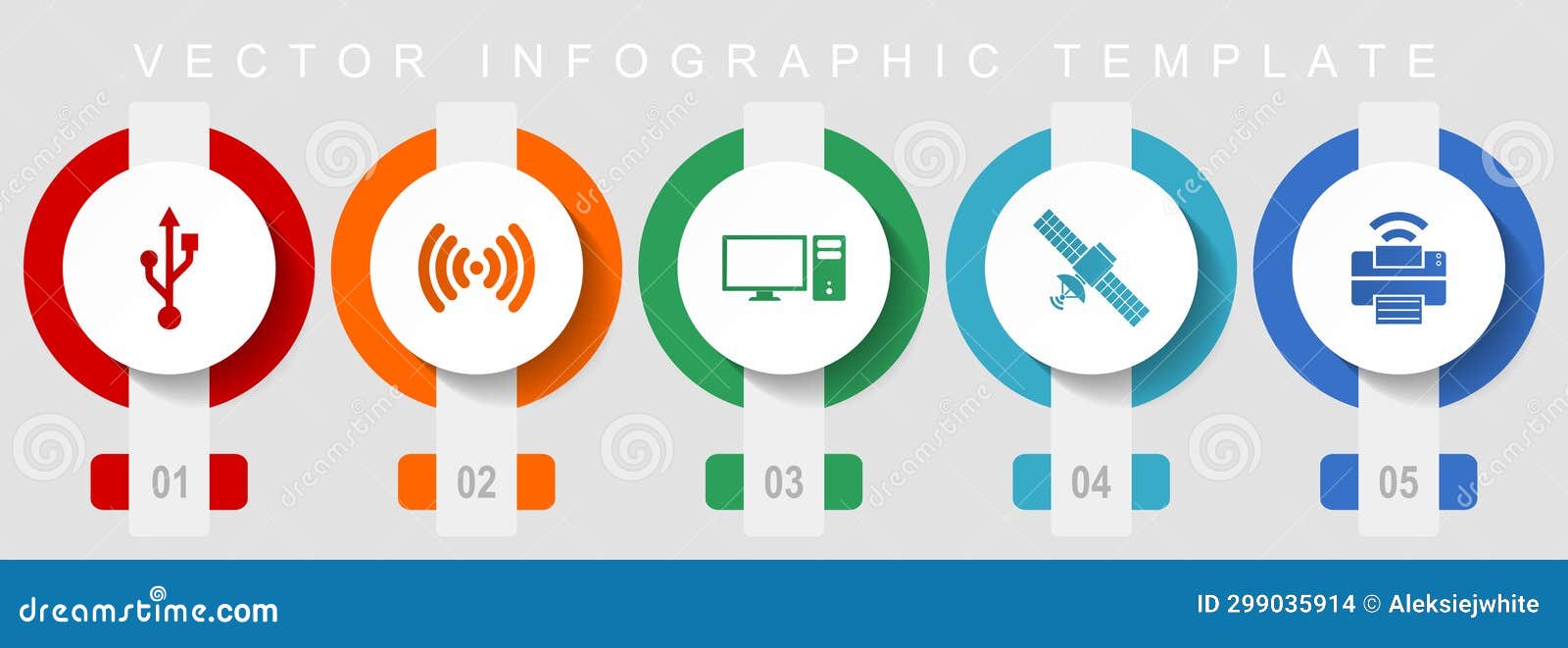 Technology Flat Design Icon Set, Miscellaneous Icons Such As Usb, Wifi ...