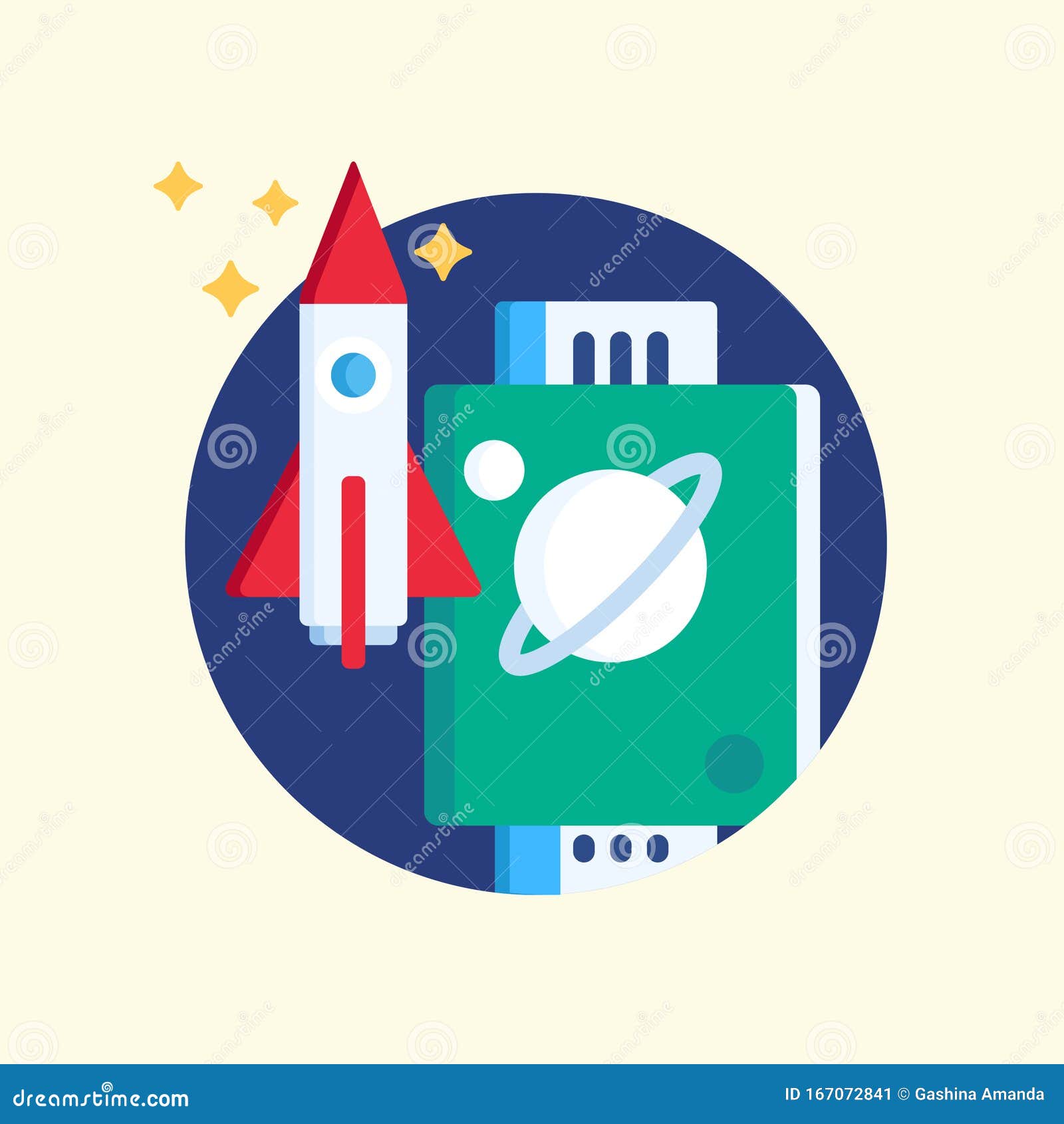 Technology Flat Icon Vector Graphic Download Template Stock ...