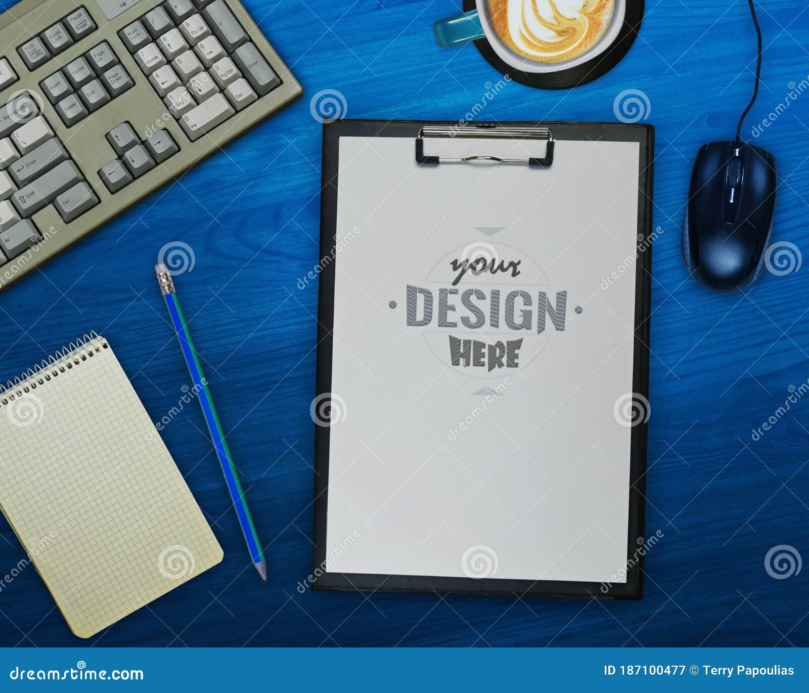 Technology, Flat Lay Mockup with Space To Add Your Own Design Stock ...
