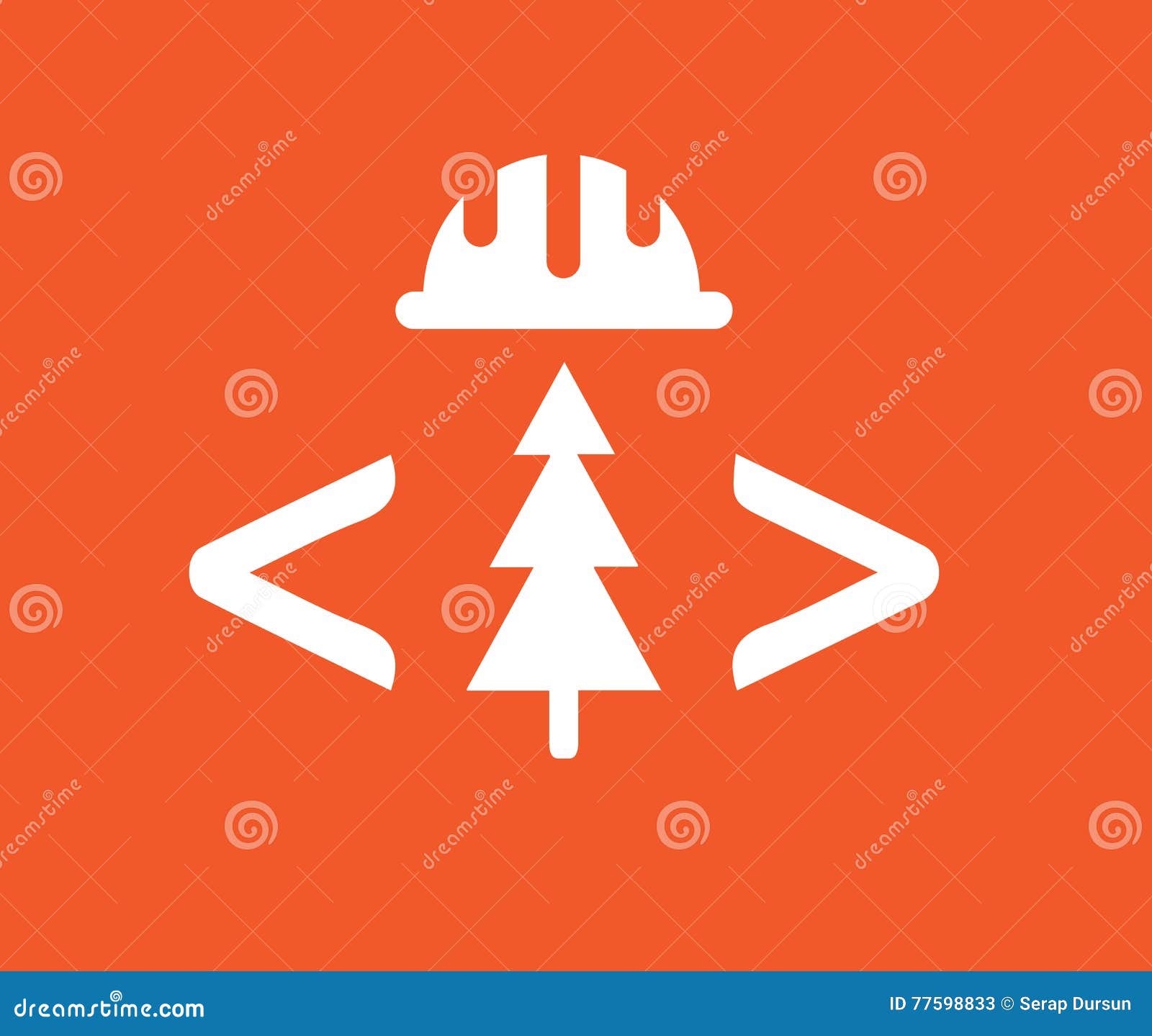 Technology and Forest Industry Stock Vector - Illustration of friendly ...