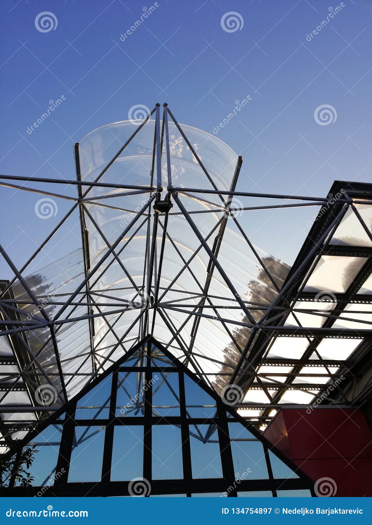 Geometric Construction of 3D,geometric Composition Stock Image - Image ...