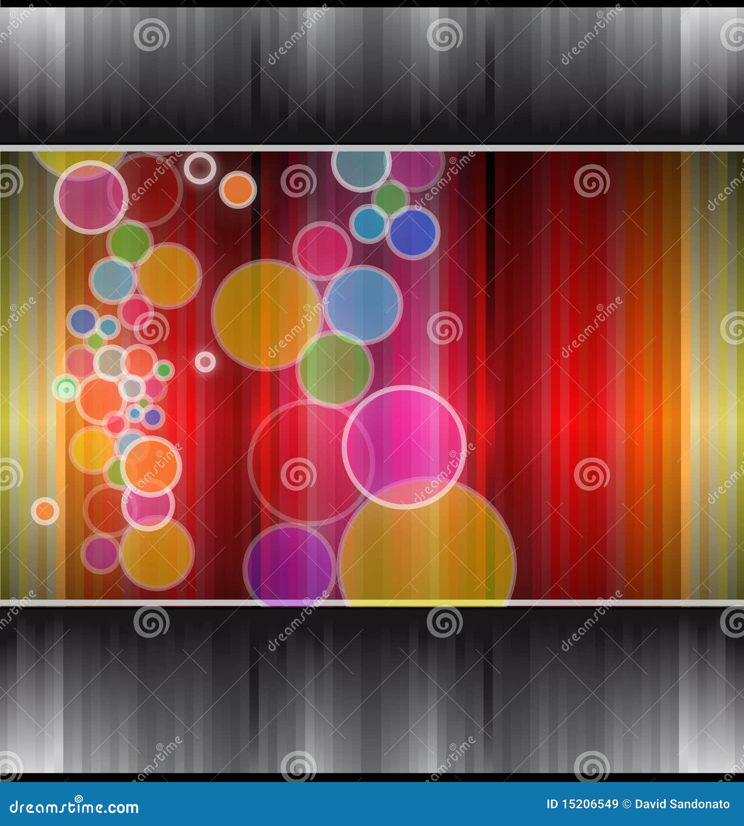 Technology Future Background with Rainbow Colours Stock Vector ...