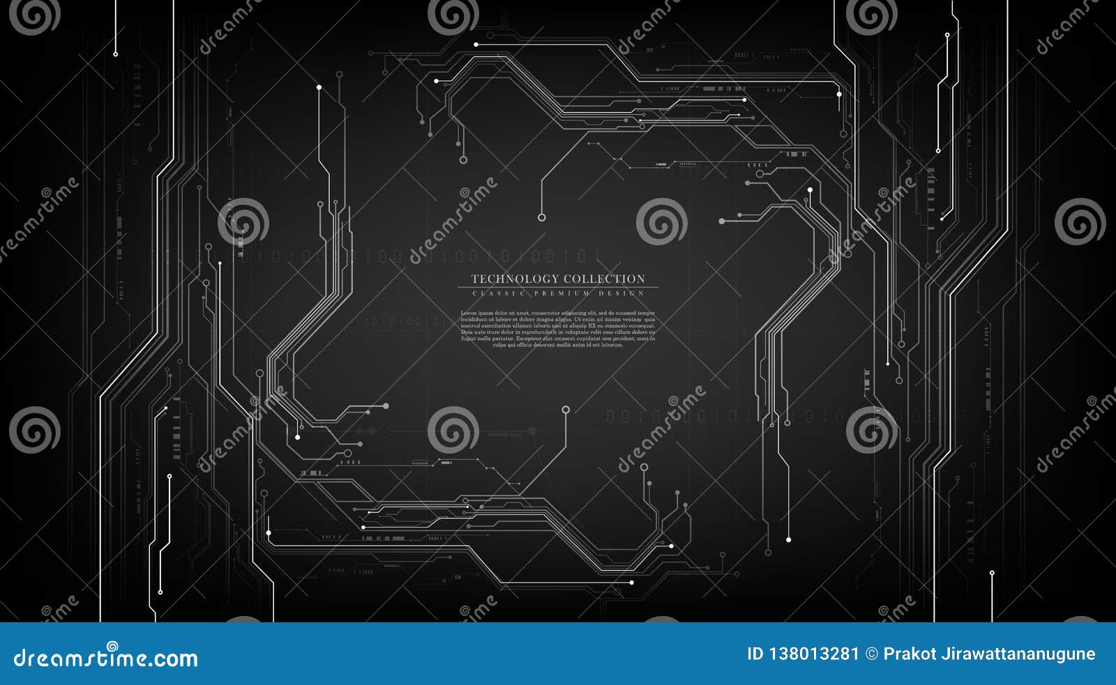 Technology Futuristic Abstract Grey Circuit Connection Background ...