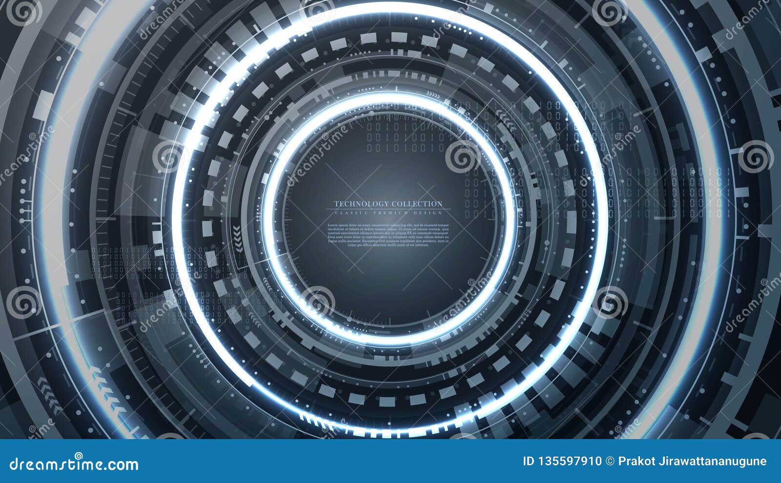 Technology Futuristic Abstract Hardware Interface Background Template ...