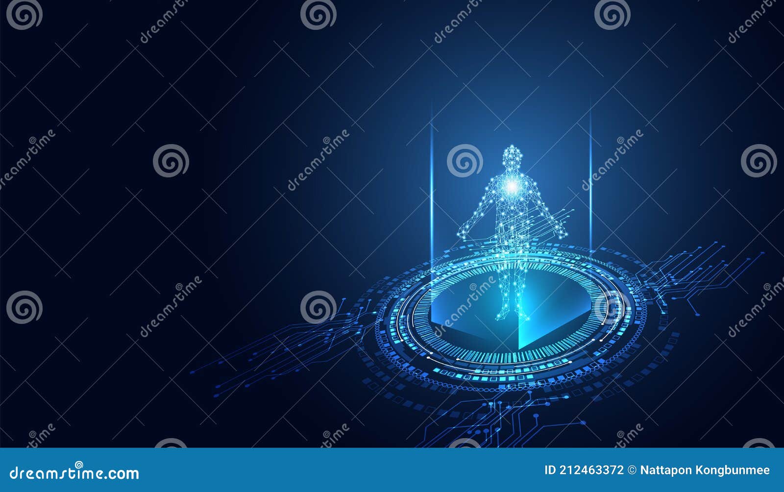 Digital Human Brain From Nodes And Connections. Futuristic Neural ... Digital Human Brain From Nodes And Connections. Futuristic Neural ...
