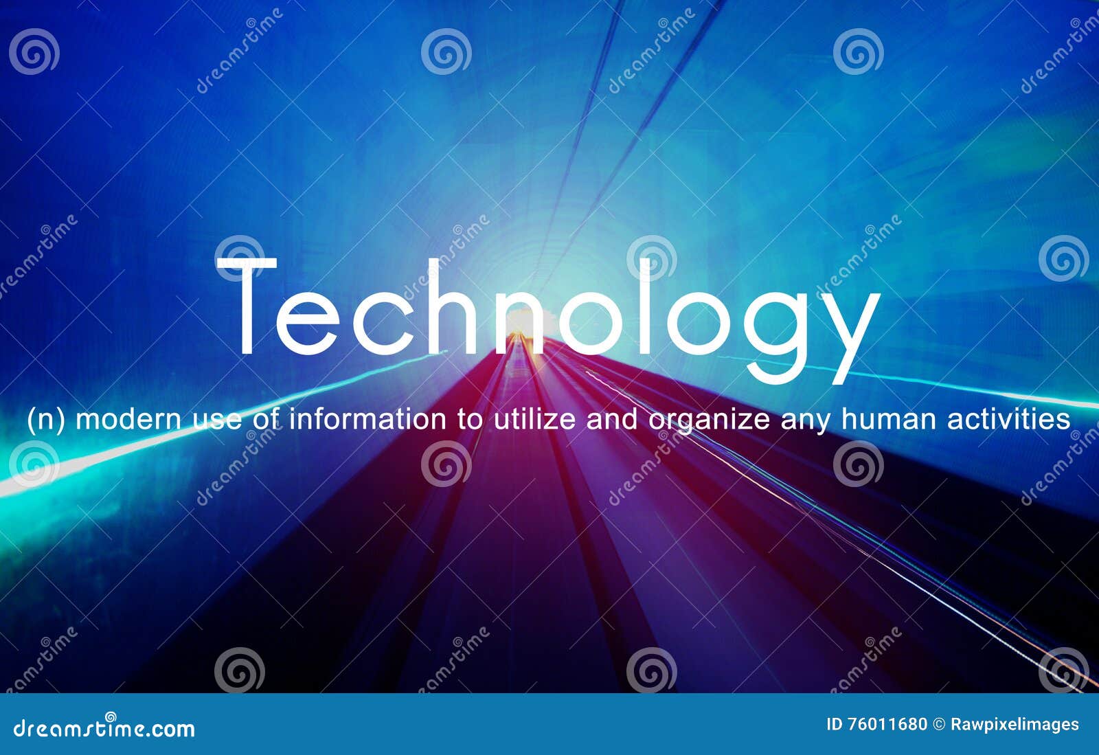 Technology Futuristic Innovation Invention Connection Concept Stock ...