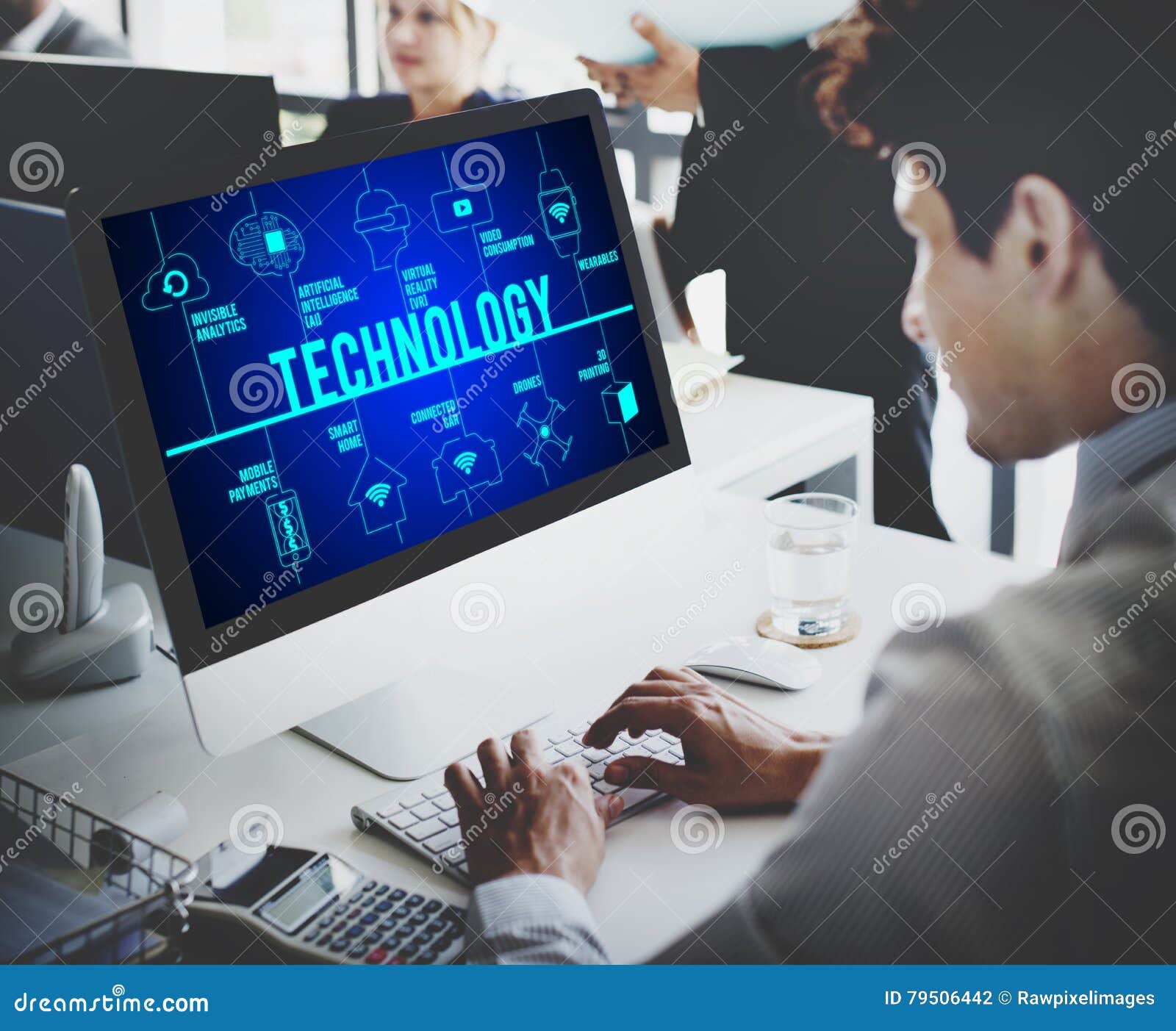 Technology Futuristic Innovation Invention Connection Concept Stock ...