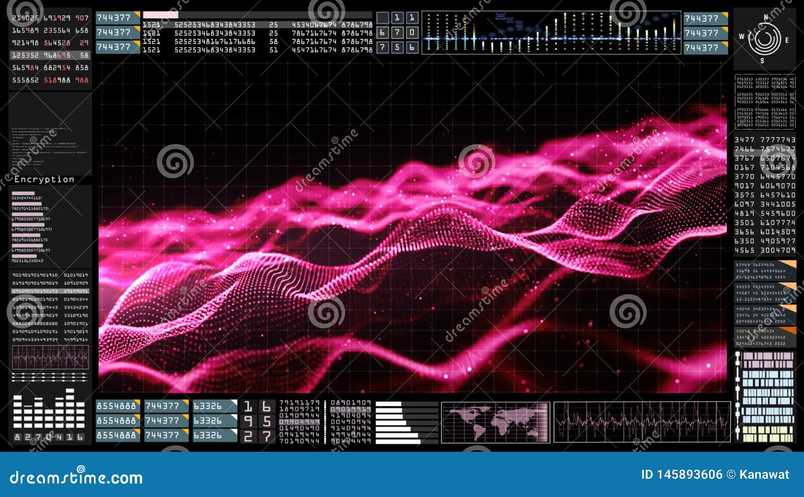 Futuristic Nasa Themed Pc Case With Detailed 3d Graphics Royalty-Free ...