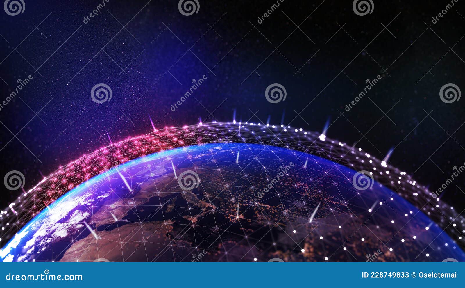 Technology 5G and 6G Communication in the Future,5G Internet Concept ...