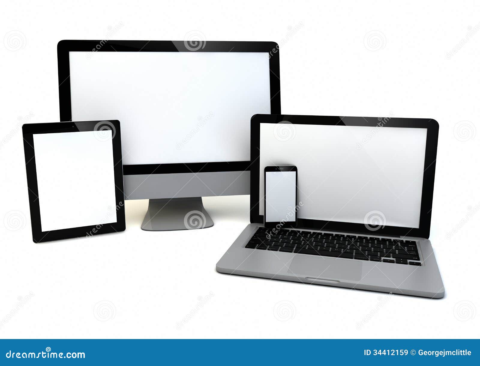Technology gadgets stock illustration. Illustration of display - 34412159