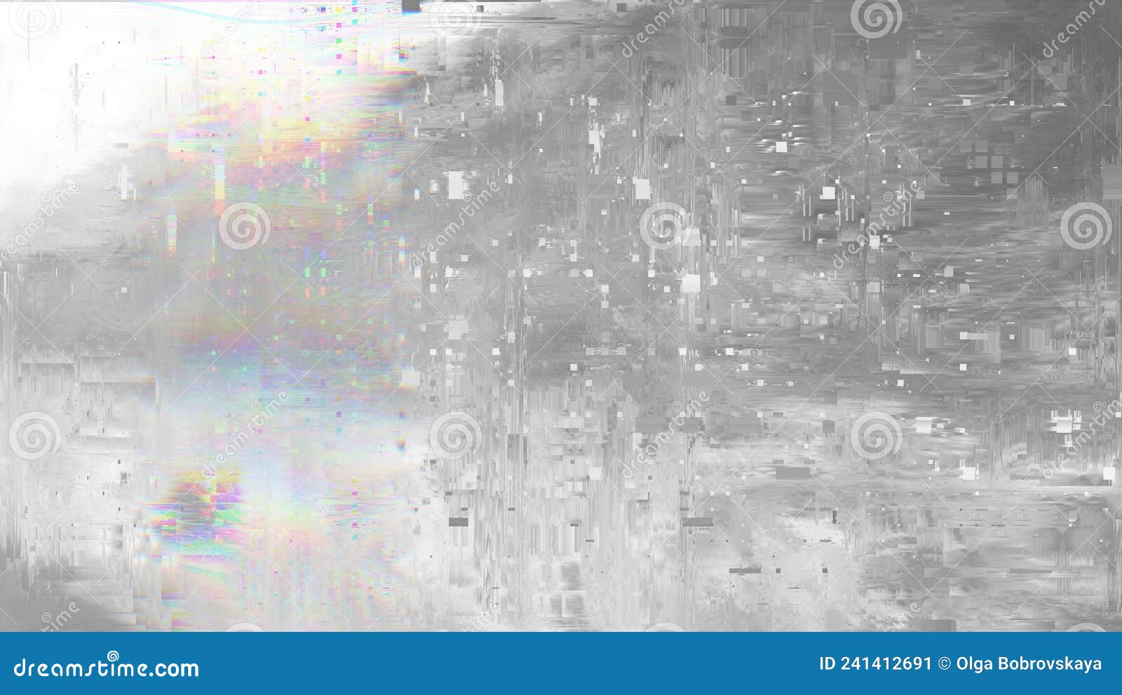 Technology Glitch Background. Computer Screen Error Stock Illustration ...