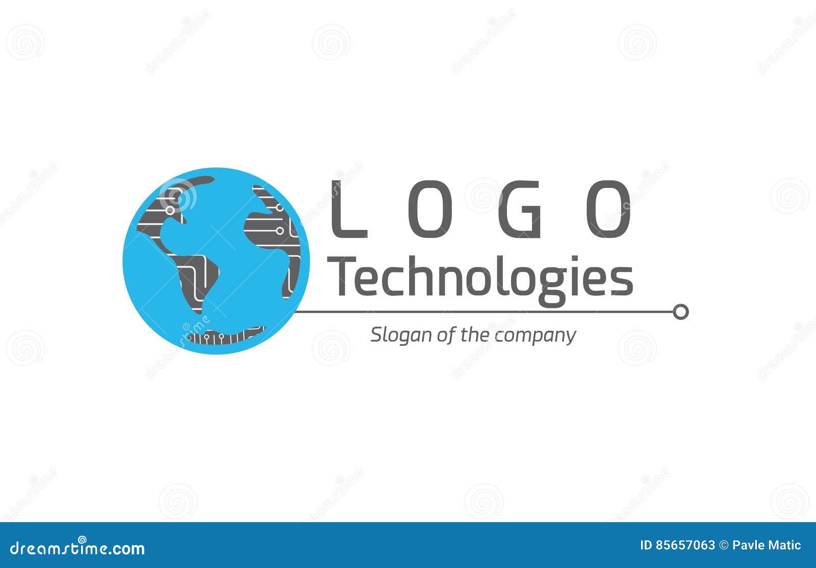 Technology global logo stock vector. Illustration of modern - 85657063