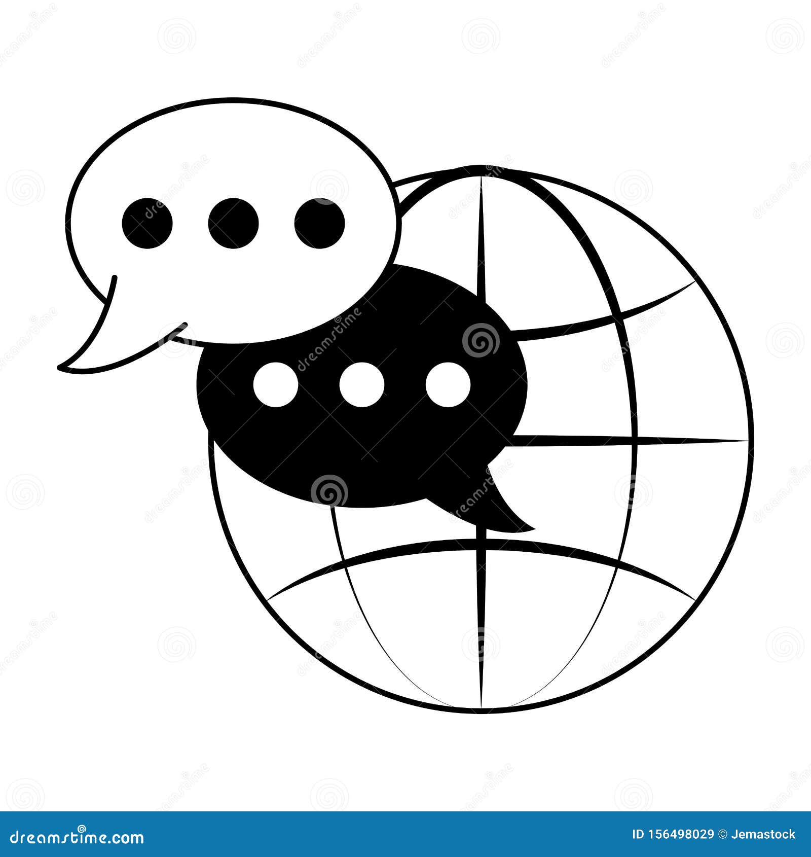 Technology Globe Icon Cartoon Stock Vector - Illustration of future ...