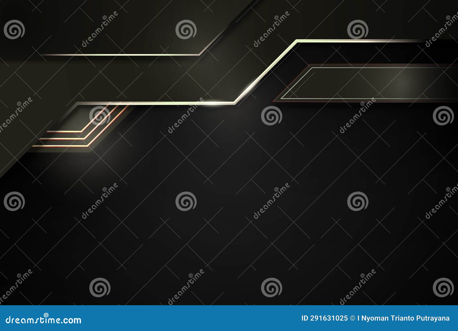 Technology with Golden Background. Stock Illustration - Illustration of ...