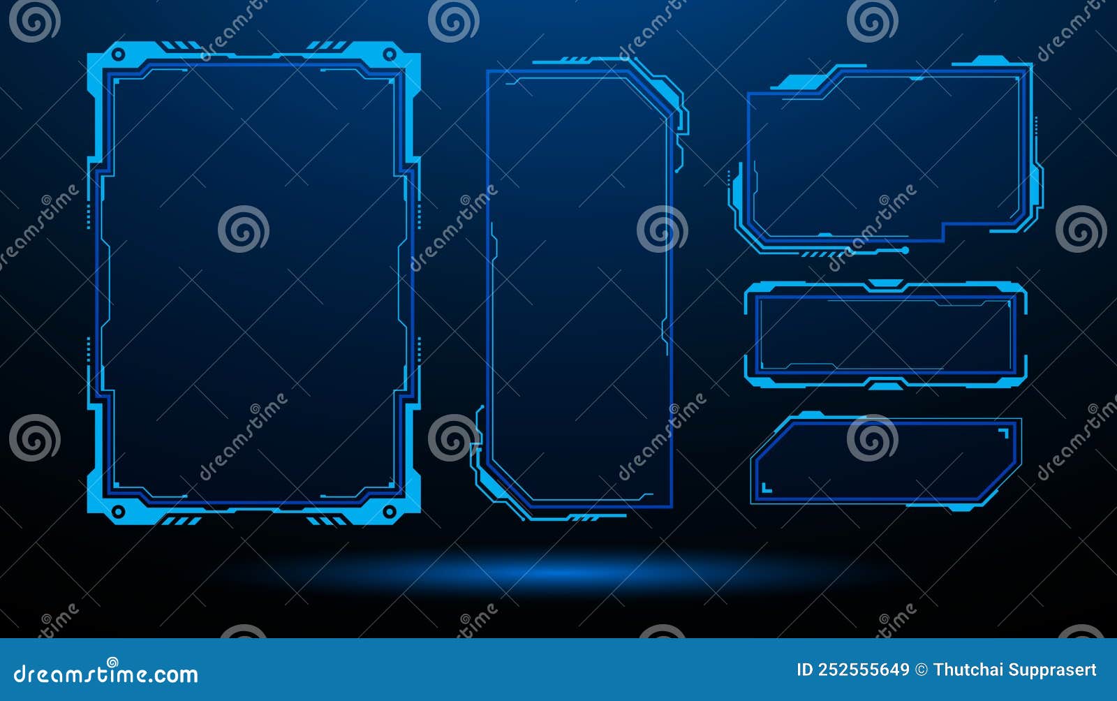 Abstract Hi Tech. Abstract Digital Background with Technology. Vector ...