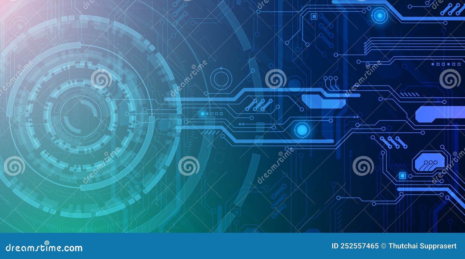 Abstract Hi Tech. Abstract Digital Background with Technology. Vector ...