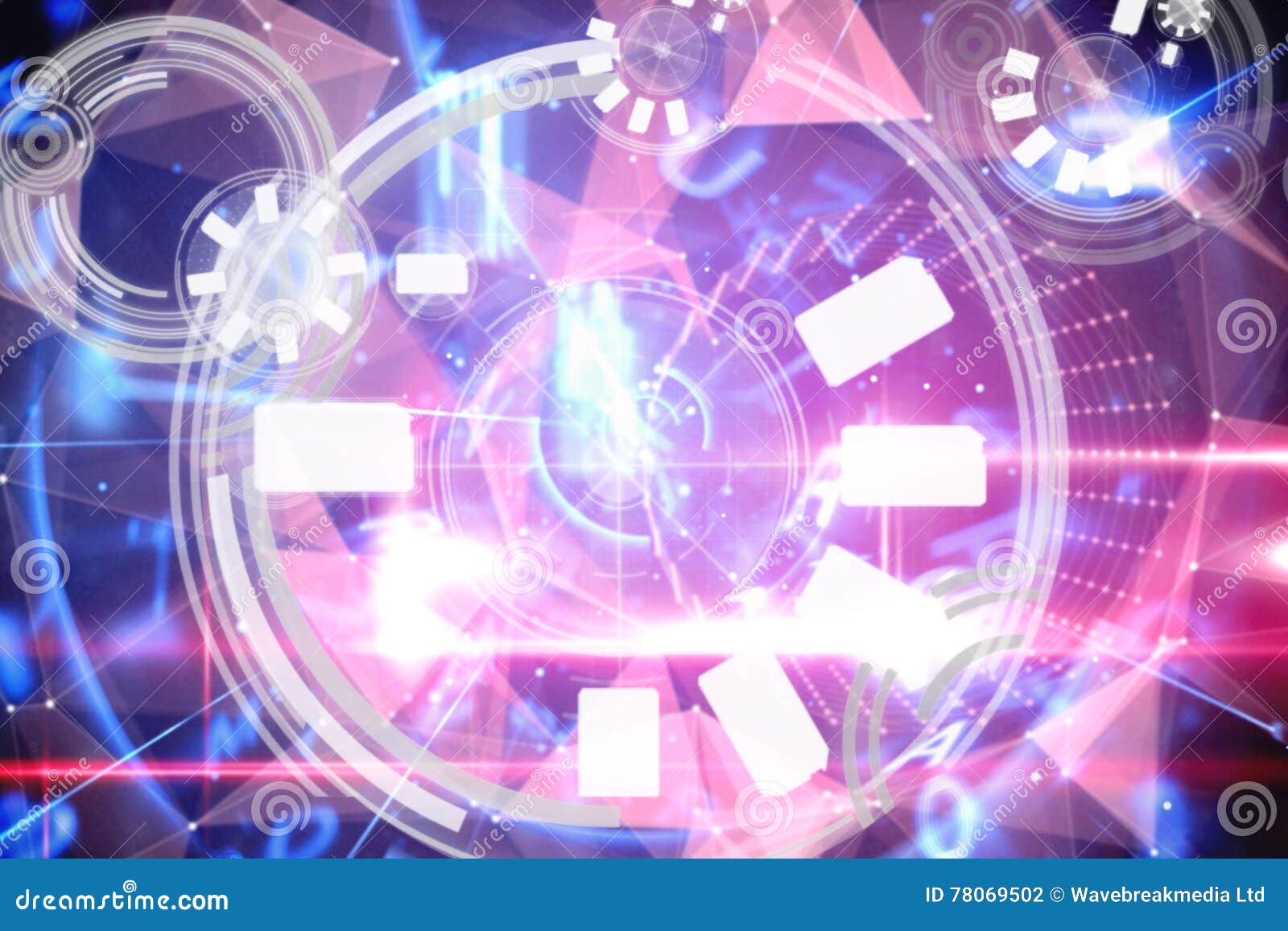 Technology graphic stock illustration. Illustration of computing - 78069502