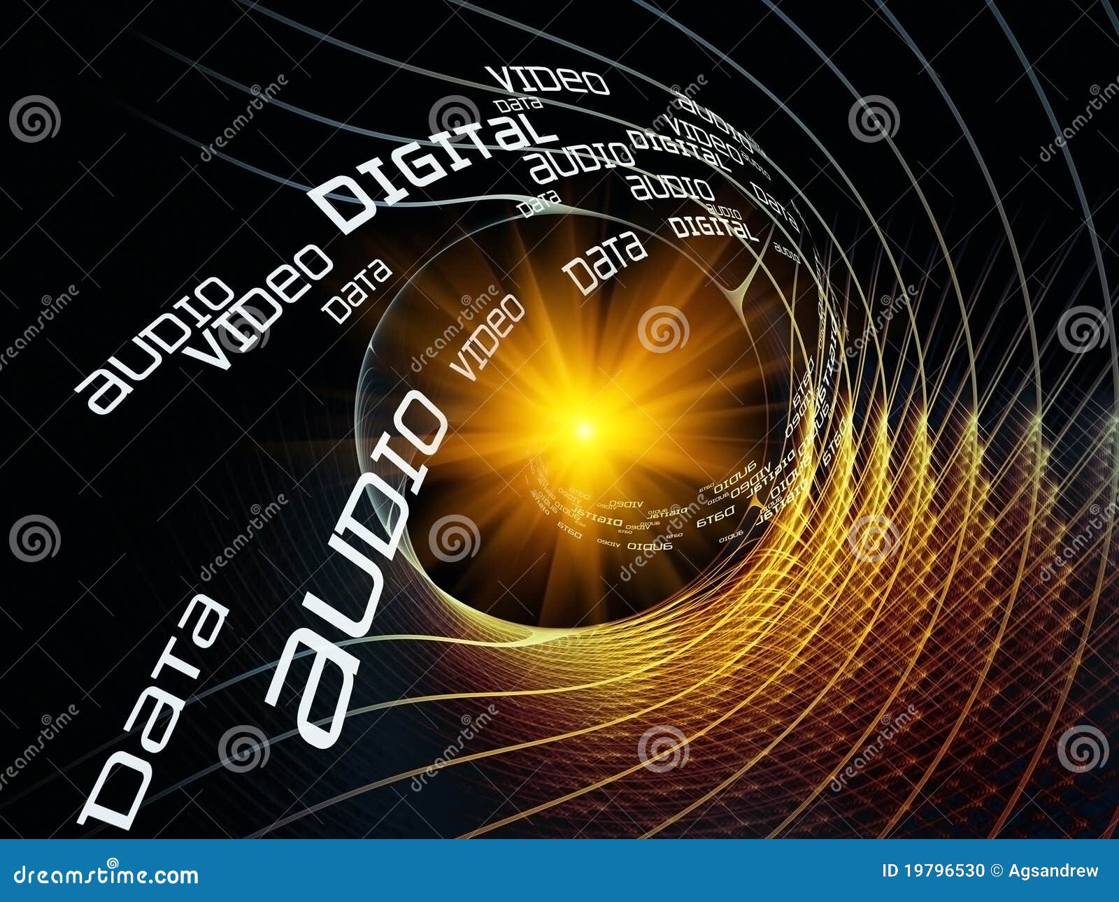 Technology Grid stock illustration. Illustration of energy - 19796530