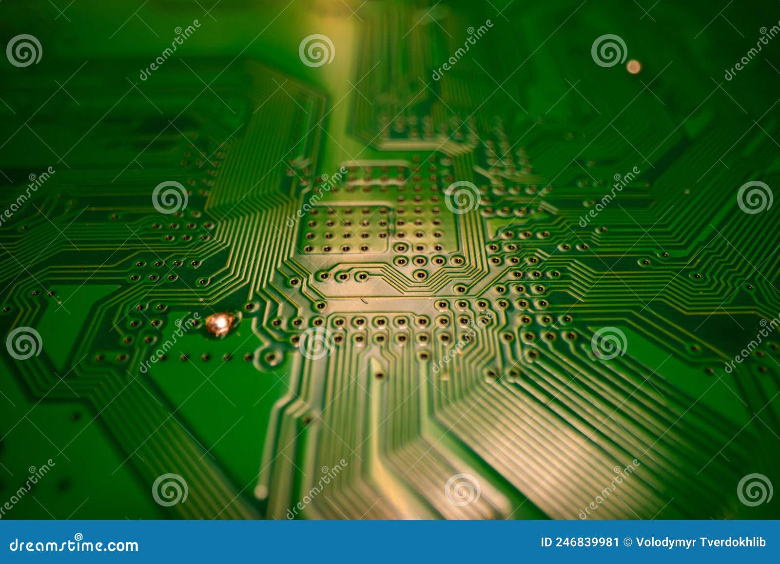 Technology Hardware Background. High Tech Electronic Circuit Board ...