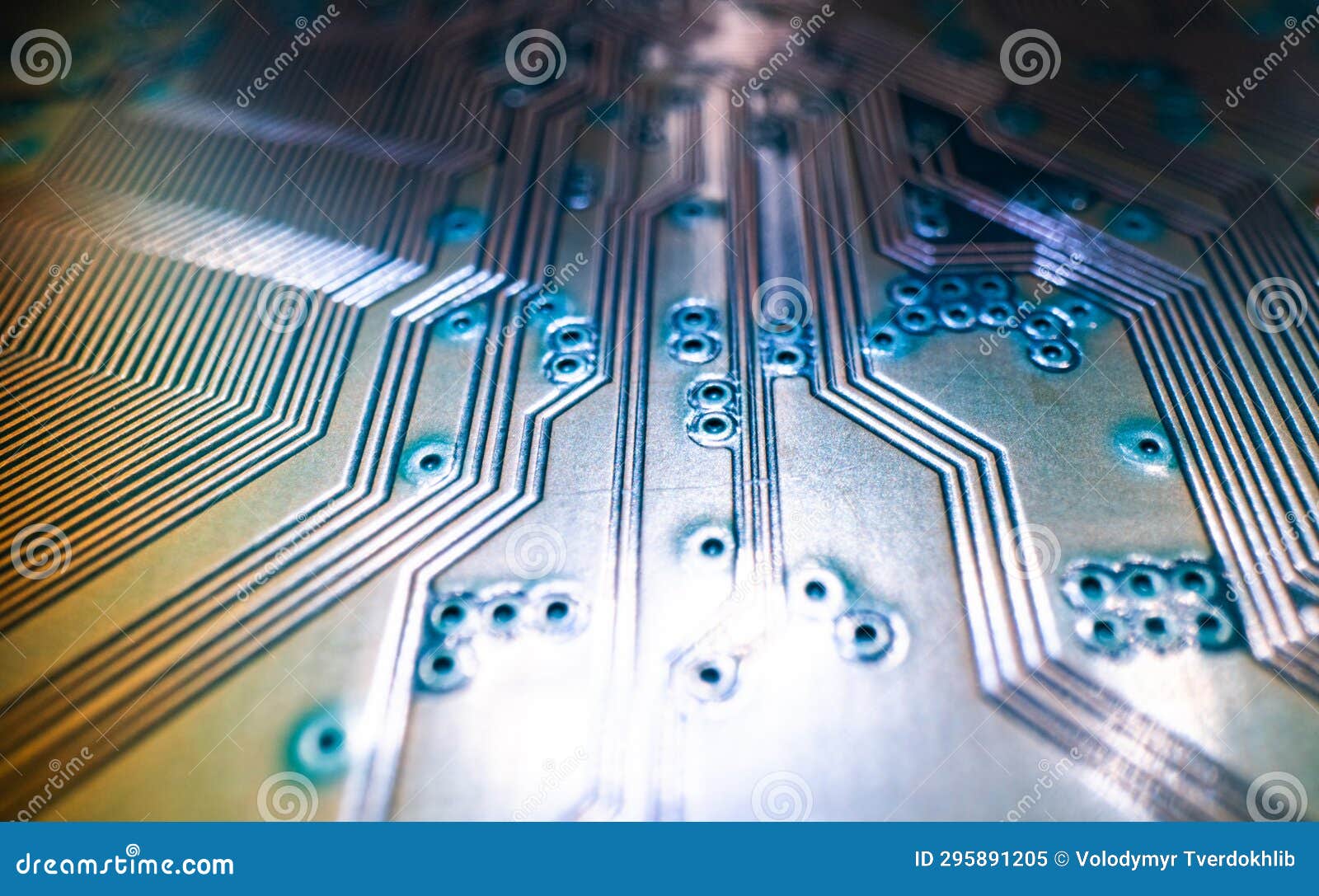 Technology Hardware Background. High Tech Electronic Circuit Board ...